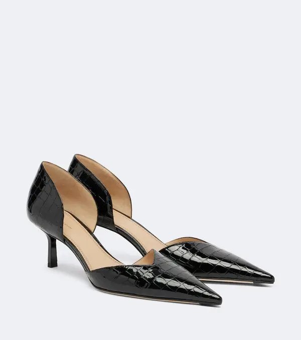 Victoria Beckham Angle D'orsay Pumps - Black