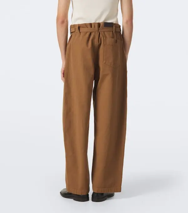 LEMAIRE Cotton Twill Barrel-leg Pants