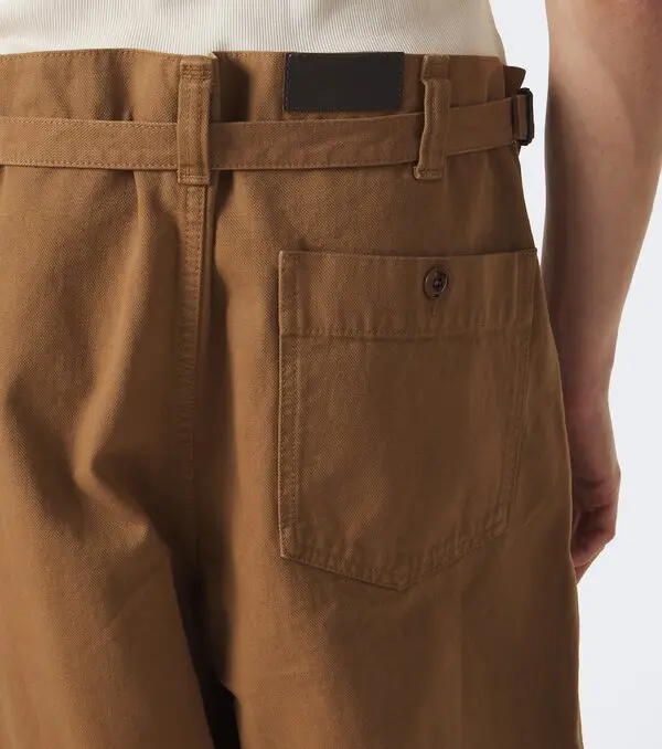 LEMAIRE Cotton Twill Barrel-leg Pants