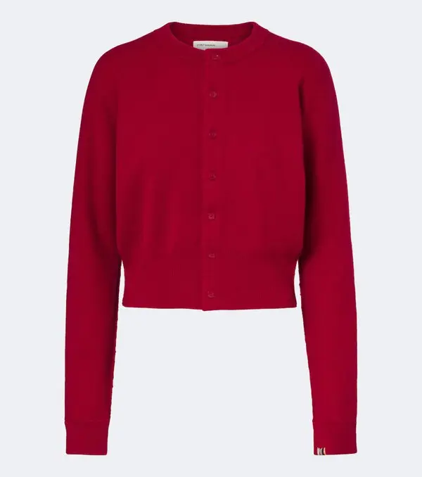 Extreme Cashmere N°257 Blouson Cardigan - Red