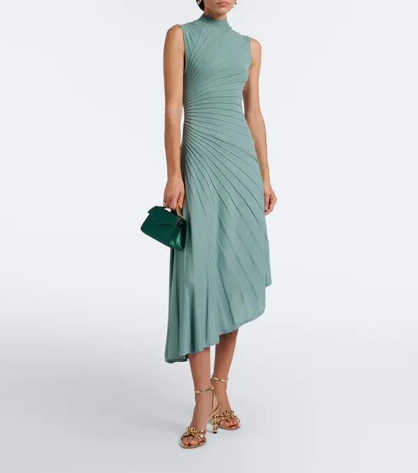 Elie Saab Embellished Leather Top-handle Bag - Green