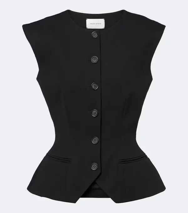 Magda Butrym Silk And Cashmere Vest