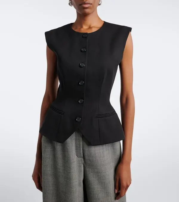 Magda Butrym Silk And Cashmere Vest