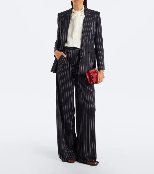 Max Mara Tie-neck Silk Blouse