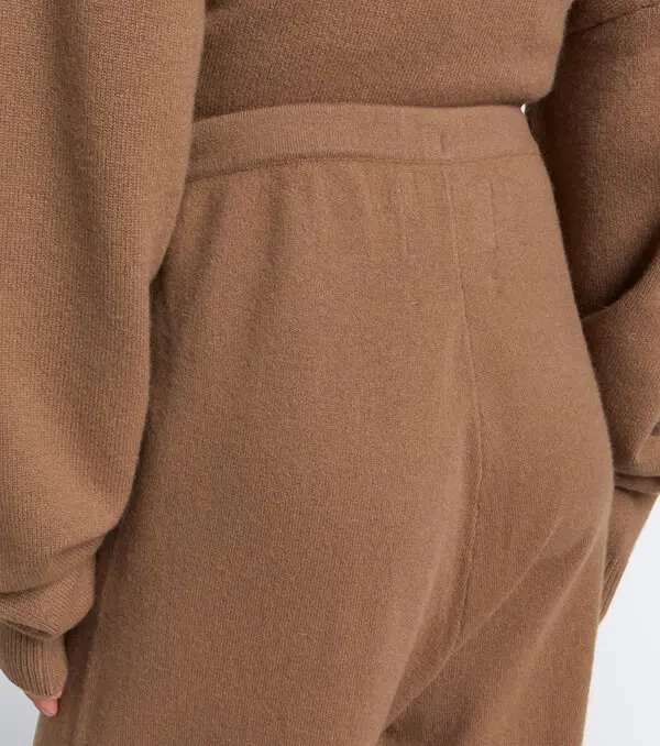 Extreme Cashmere N°479 Runaway Cashmere-blend Wide-leg Pants