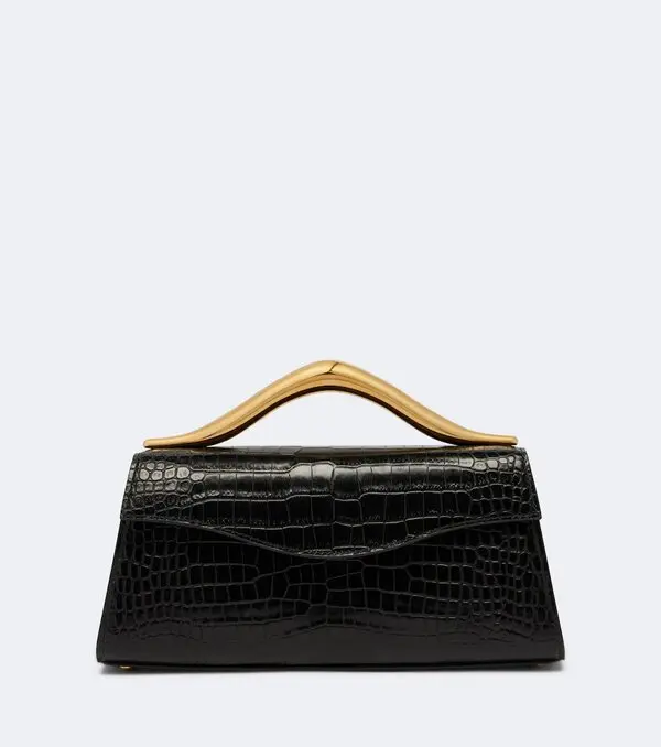 Elie Saab The Petit Wave Small Leather Top-handle Bag