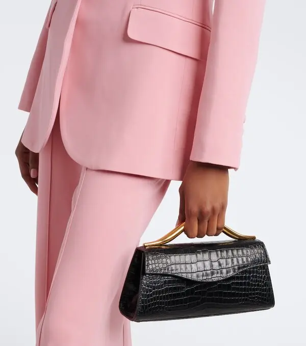 Elie Saab The Petit Wave Small Leather Top-handle Bag