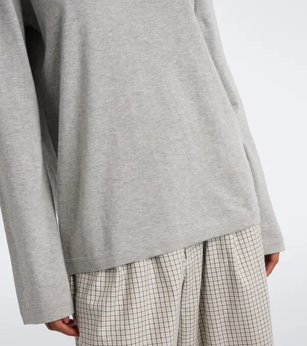 Extreme Cashmere N°500 Jones Cotton And Cashmere Top