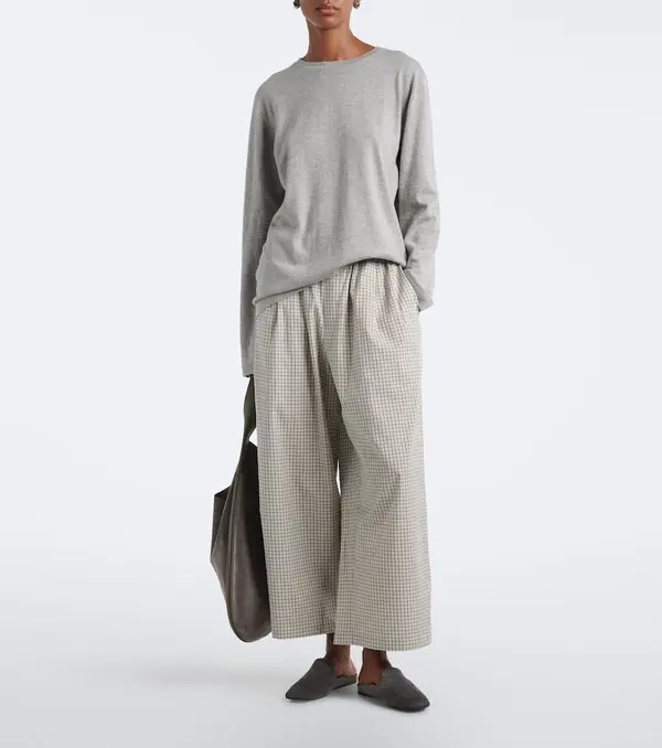 Extreme Cashmere N°500 Jones Cotton And Cashmere Top