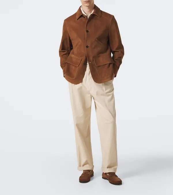 Ralph Lauren Purple Label Suede Jacket