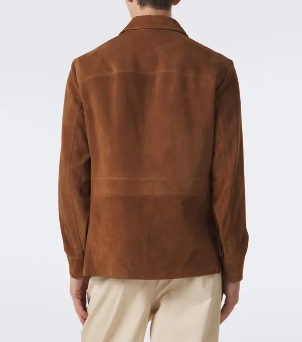 Ralph Lauren Purple Label Suede Jacket