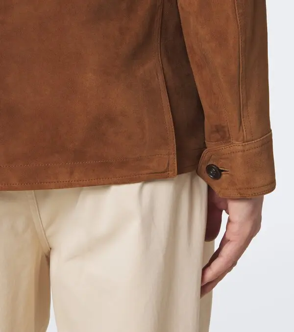 Ralph Lauren Purple Label Suede Leather Jacket