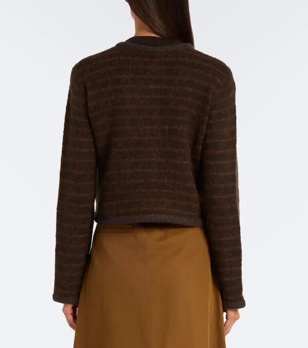 Altuzarra Mack Striped Wool-blend Jacket