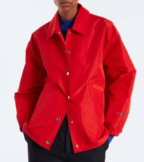 JIL SANDER Technical Jacket - Red