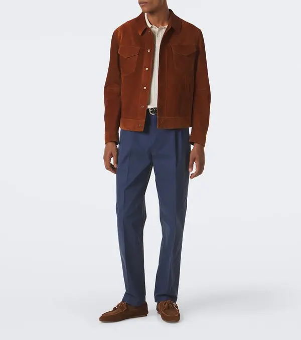 Dunhill Cotton Twill Straight Chinos
