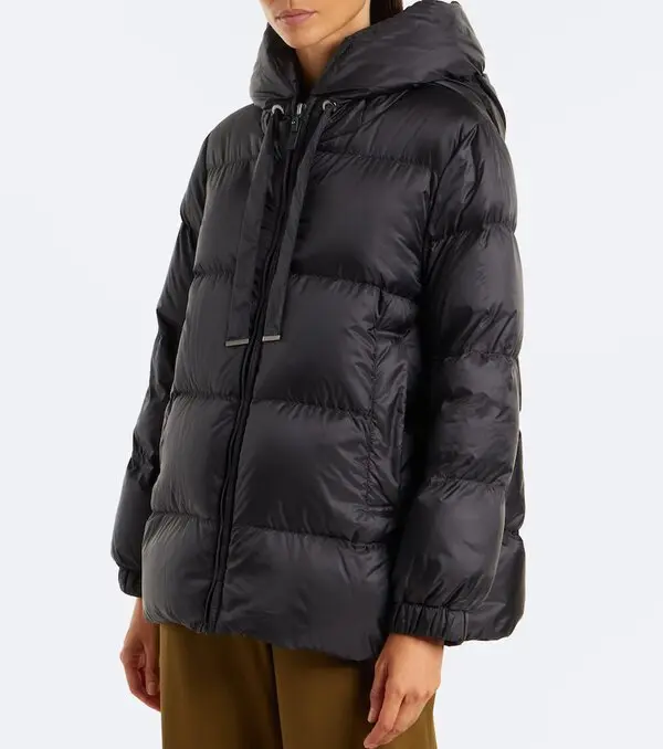 Max Mara Technical Down Jacket - Black