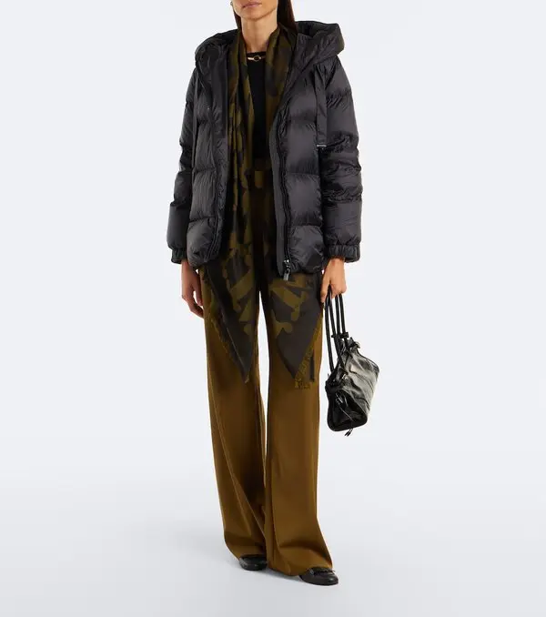 Max Mara Technical Down Jacket - Black