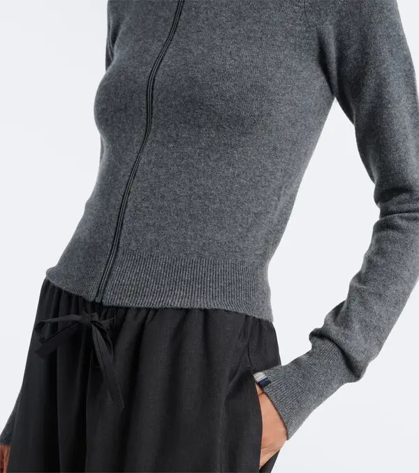 Extreme Cashmere N°494 Zip-up Cardigan - Grey