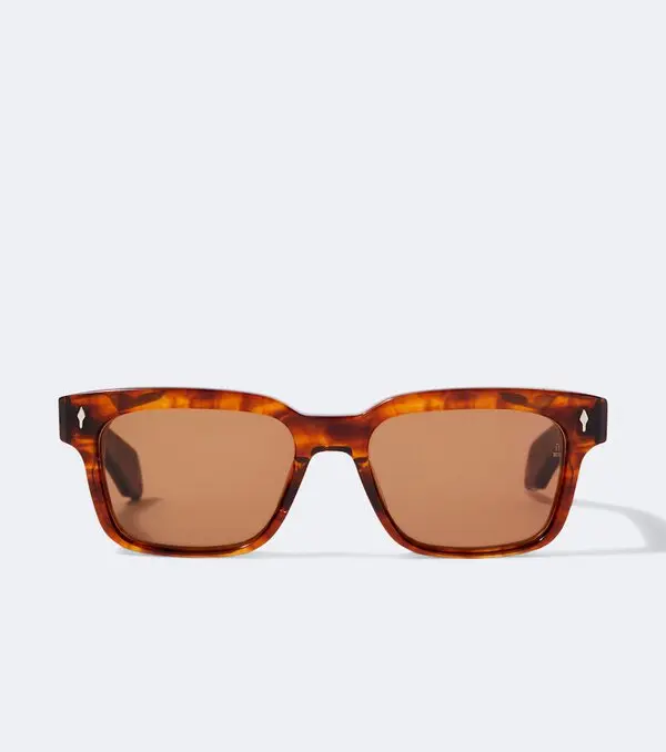 JACQUES MARIE MAGE Molino Square Sunglasses - Brown