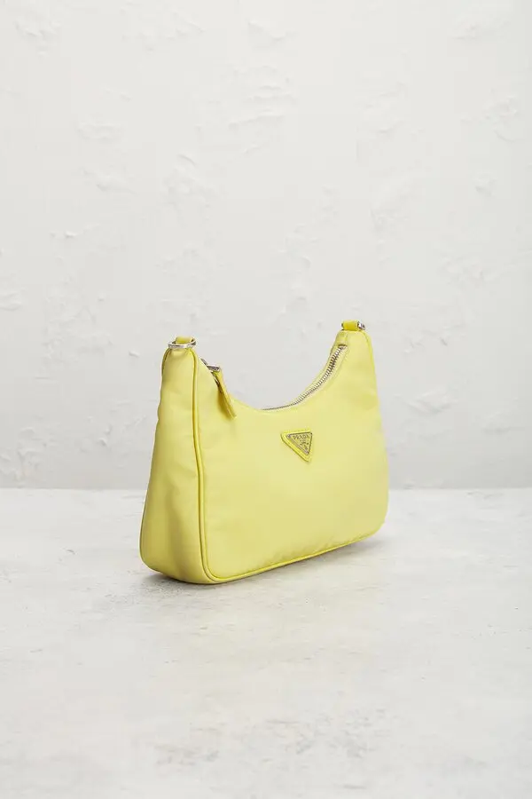 Prada Re-edition 2005 Re-nylon Shoulder Bag - Yellow