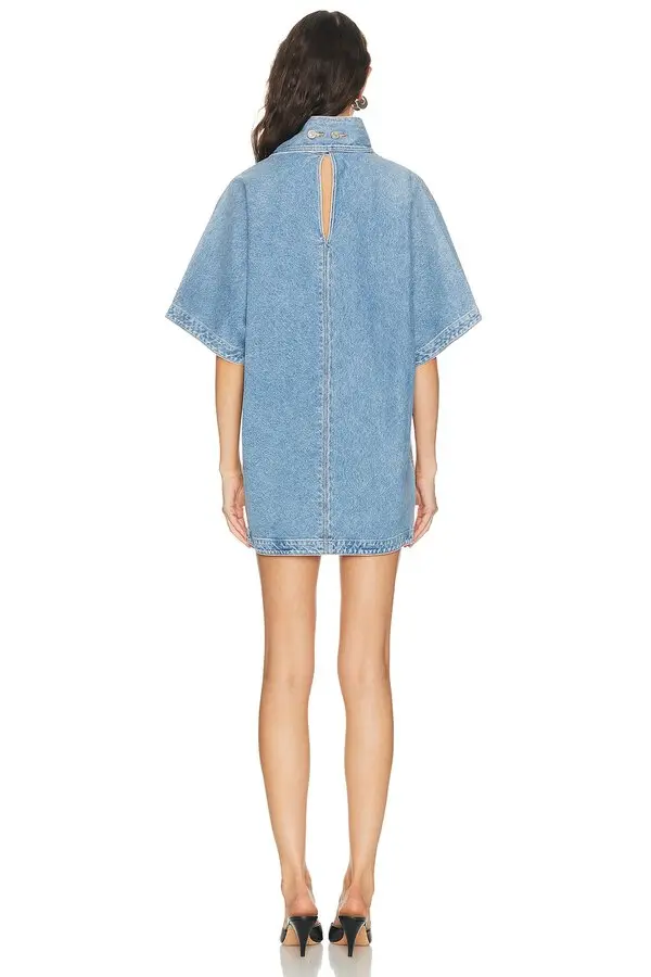 AGOLDE Kembra Dress In Blue