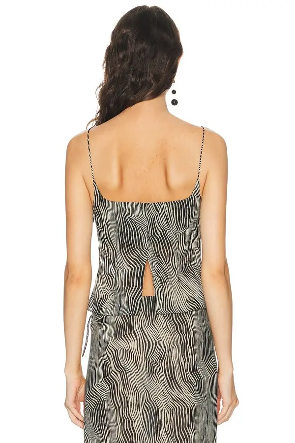 ST. AGNI Savannah Silk Cami Top - Sand