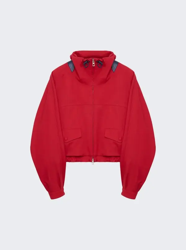 Loewe Jacket In Cotton And Silk - Red