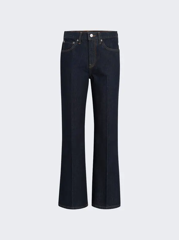 Khaite Clara Jean Benson Flare Jeans - Blue