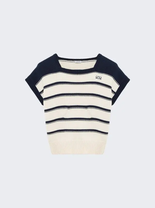 Loewe Sleeveless Sweater And Navy Blue