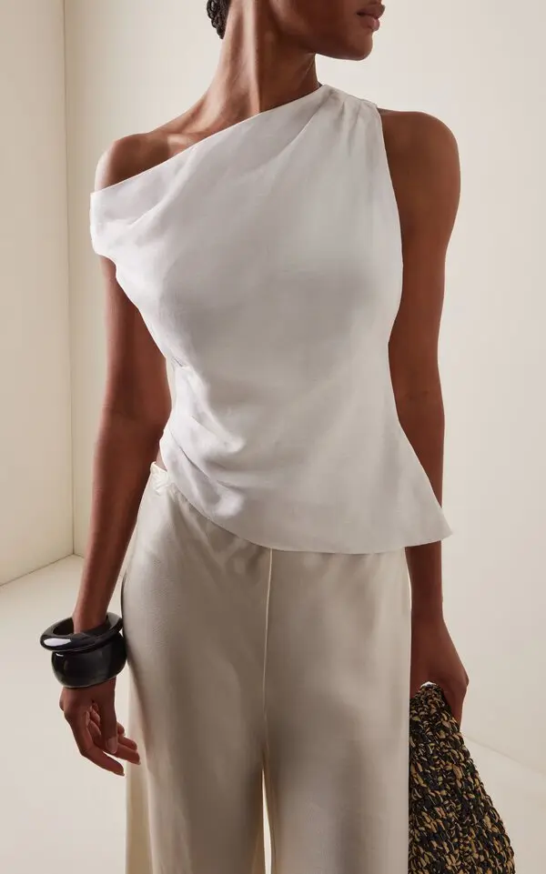 Onia Cold Shoulder Asymmetrical Top