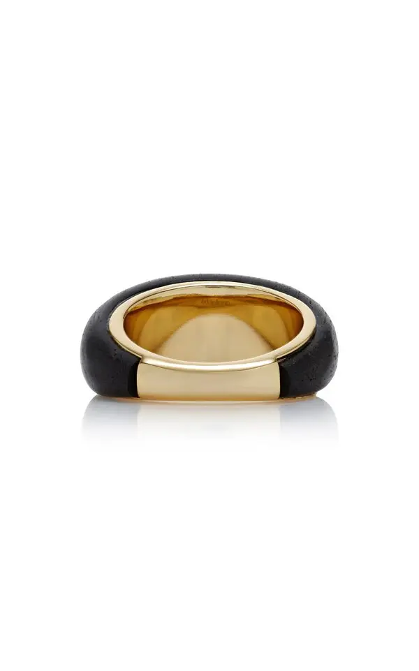 Eddie Borgo Callie 12k Gold-plated Brass And Amethyst Ring