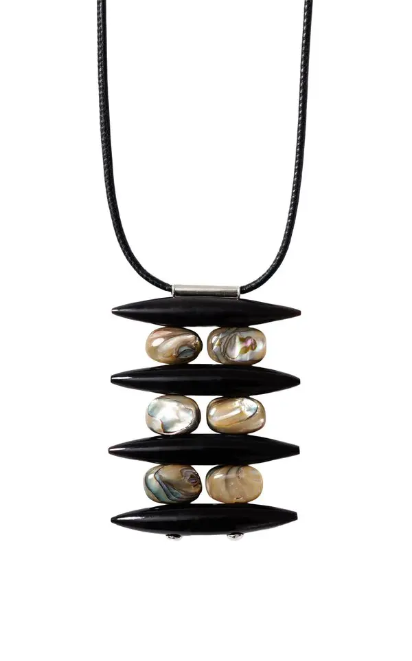 Chan Luu Dais Abalone Cord Necklace