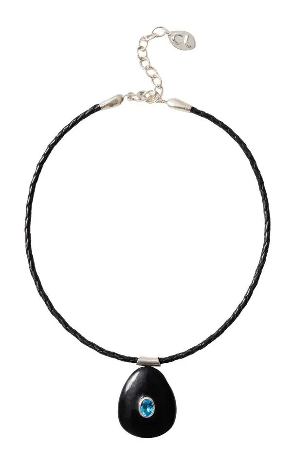Chan Luu Pebble Blue Topaz Necklace