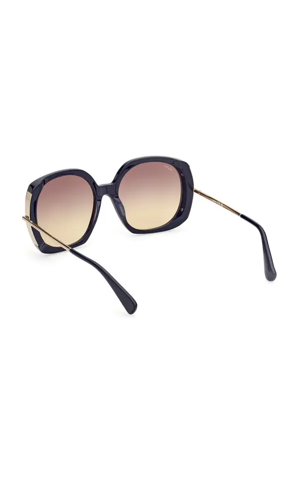 Max Mara Oversized Square-frame Acetate Sunglasses - Blue