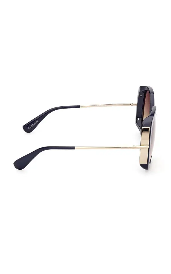 Max Mara Oversized Square-frame Acetate Sunglasses - Blue