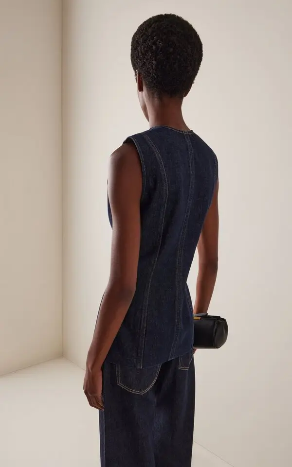 FRAME The Form Denim Vest