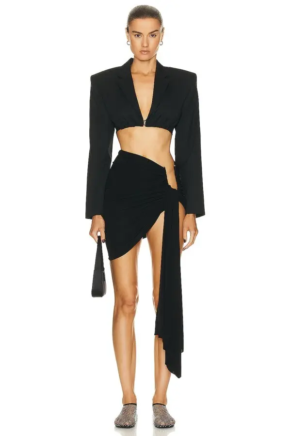 Christopher Esber Arced Palm Micro Skirt