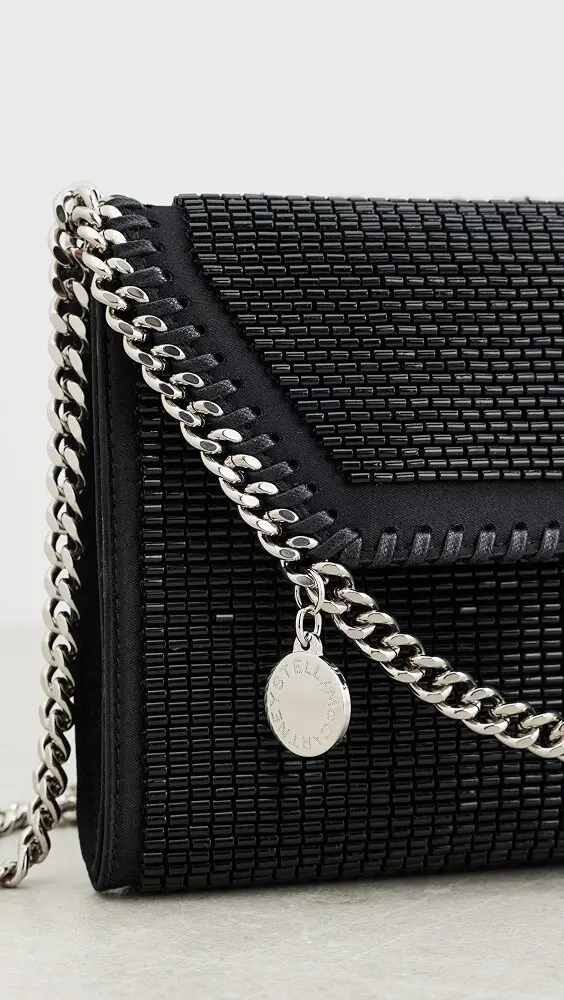 Stella McCartney Falabella Beaded Wallet Bag With Chain