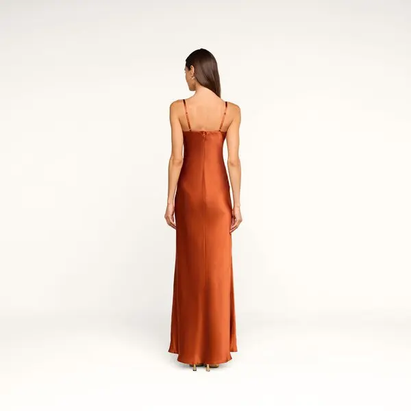 L'Agence Sayla Silk Gown - Sienna