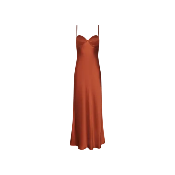 L'Agence Sayla Silk Gown - Sienna