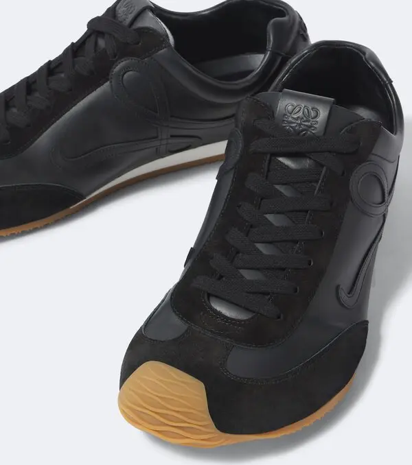 Loewe Ballet Runner 2.0 Calf Leather Sneakers - Black