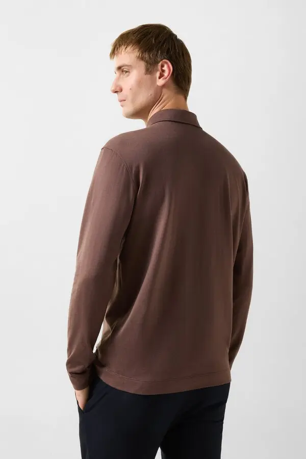 Bogner Bailey Polo Long-sleeved Top - Brown