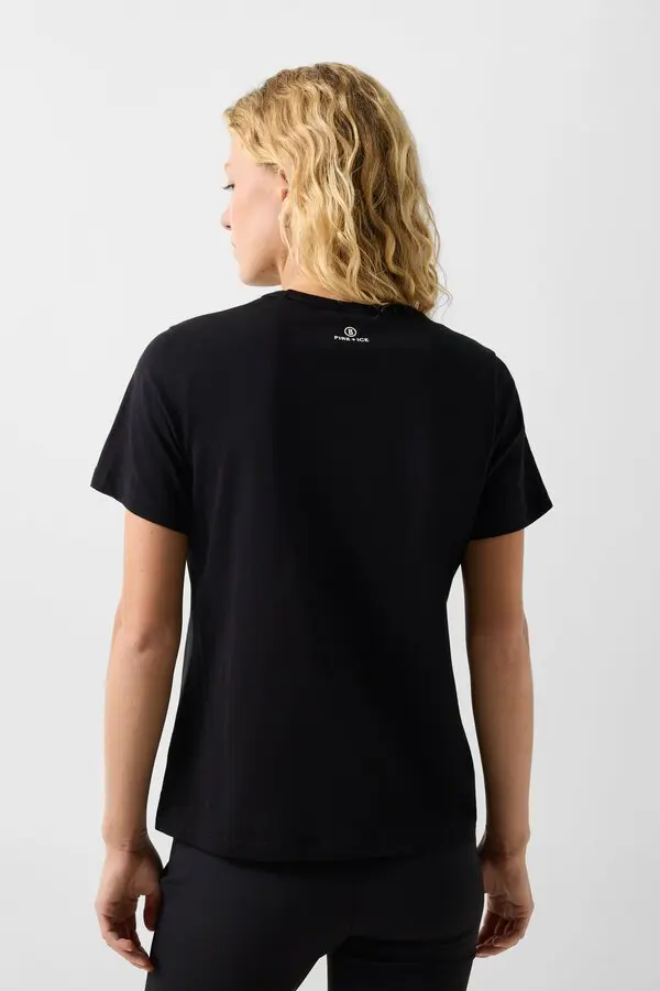 Bogner Zyssa Cotton T-shirt With Logo Print - Black