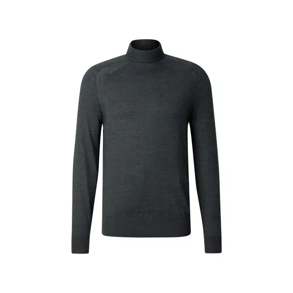 Bogner Gordon Pure New Wool And Cashmere Turtleneck Sweater - Anthracite