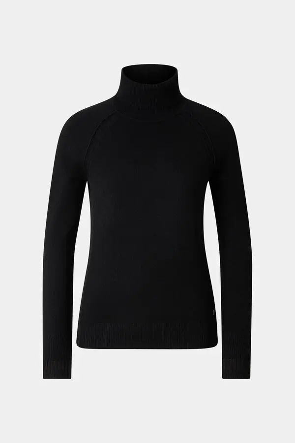Bogner Vaiana Pure New Wool Cashmere Sweater - Black