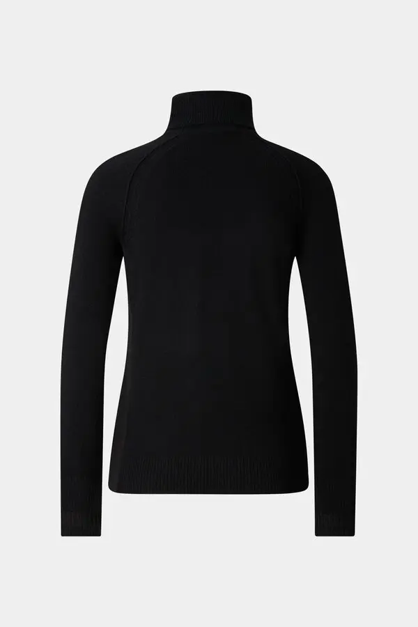 Bogner Vaiana Pure New Wool Cashmere Sweater - Black