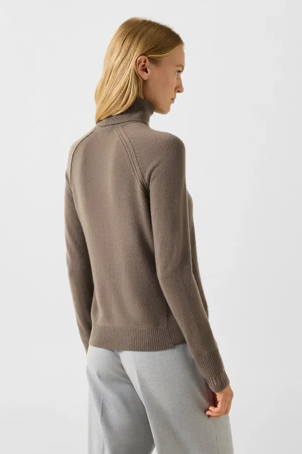 Bogner Vaiana Pure New Wool Cashmere Sweater - Gray-brown