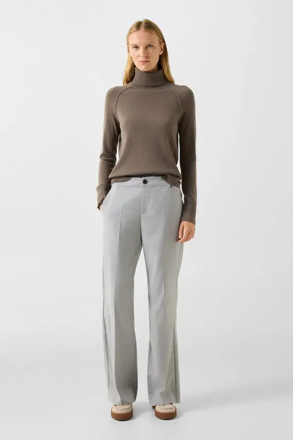 Bogner Vaiana Pure New Wool Cashmere Sweater - Gray-brown