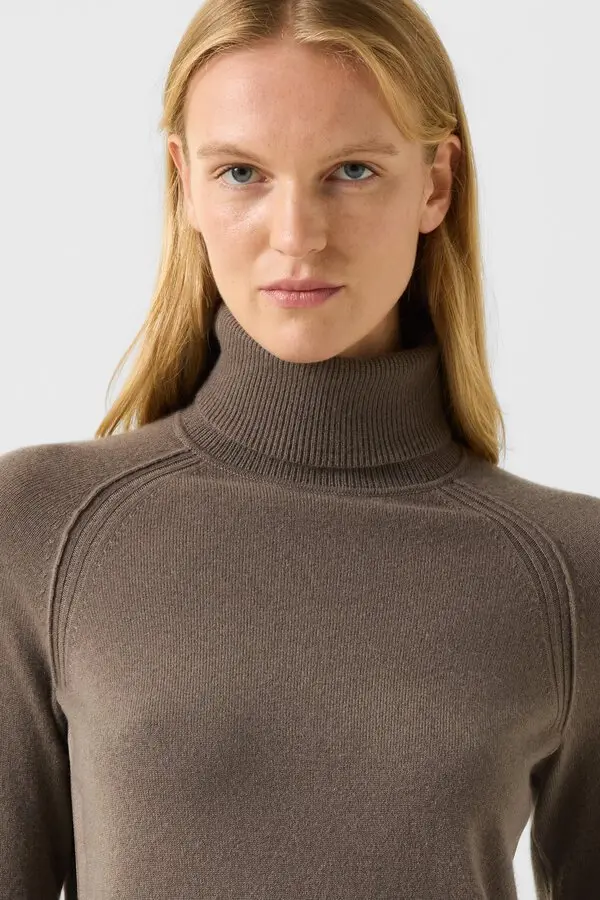 Bogner Vaiana Pure New Wool Cashmere Sweater - Gray-brown