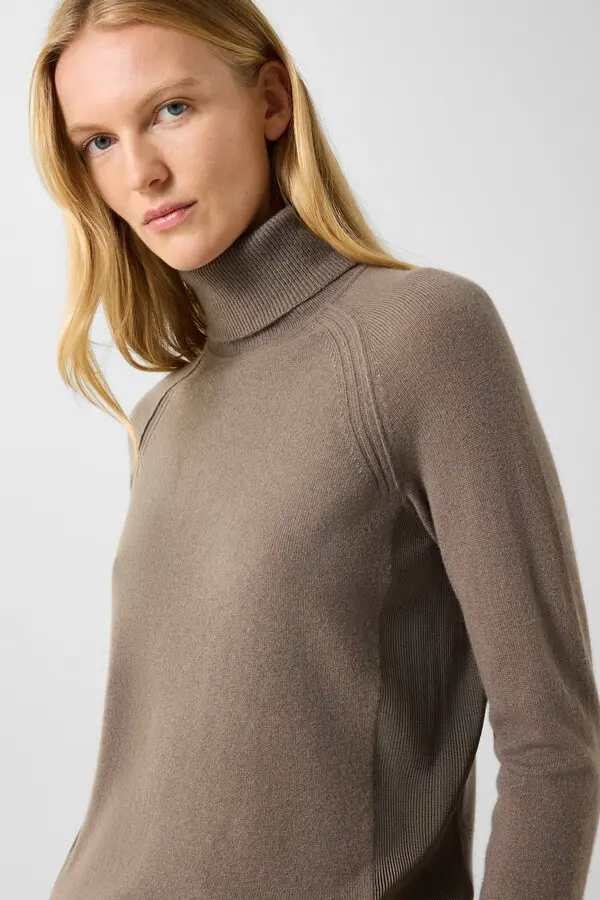 Bogner Vaiana Pure New Wool Cashmere Sweater - Gray-brown